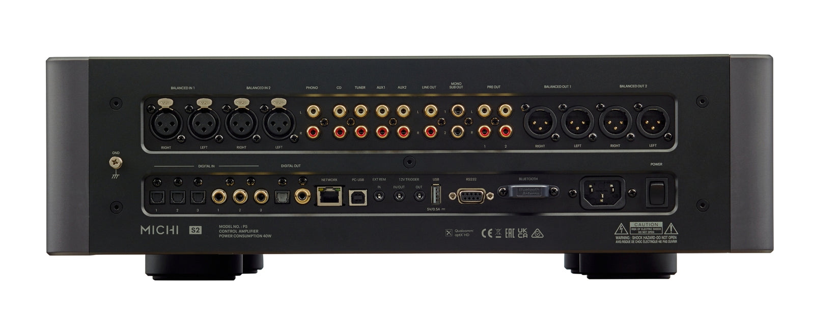 Rotel Michi P5 S2 Pre Amplifier – Carlton Audio Visual